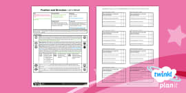 PlanIt Maths Y1 Position and Direction Display Pack