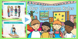 👉 Classroom rules for nursery - Golden rules display posters