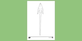 Iron Age Sword Colouring Sheet | Colouring Sheets - Twinkl