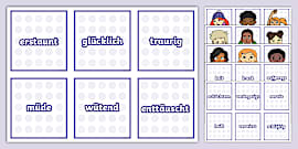 Colours - German Matching Cards