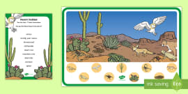 Desert Animals Movement Cards | Twinkl (teacher made)