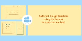 Printable Subtraction Poster | Maths Resources - Twinkl