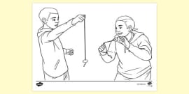 FREE! - Child Playing Recorder Colouring | Colouring Sheets