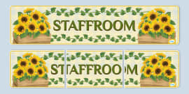 👉 Sunflower-Themed How Tall Am I? Display Banner - Twinkl