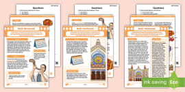 UKS2 Rosh Hashanah Reading Comprehension Activity - Twinkl