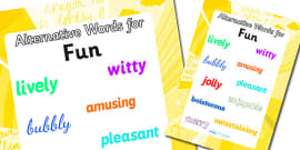 Alternative Words For Good Display Poster (Large) - Twinkl