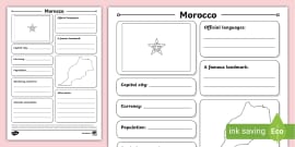 KS1 Nigeria Fact File Template,Nigeria - Twinkl