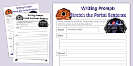 Winter Scene Writing Prompt: Stretch the Sentence - Twinkl
