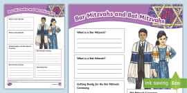 Bar Mitzvah and Bat Mitzvah Cloze Activity - Twinkl