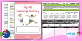 PE Year 3 Physical Distanced Multiskills Home Learning Tasks