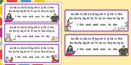 FREE! - Alphabet Strips (Bears) (teacher made) - Twinkl