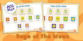 Twinkl Symbols: Days of the Week Display Pack