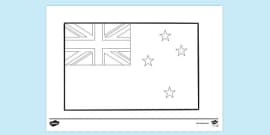 * NEW * New Zealand Flag (teacher made) - Twinkl
