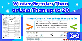First Grade Comparing Two-Digit Numbers Worksheet