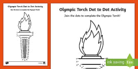 Olympic Torch Cut-Out (teacher made)