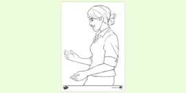 FREE! - Children Talking Colouring Sheet | Twinkl - Twinkl