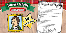 Burns Night Write Up Worksheet