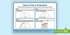 Teach How to Use a Protractor PowerPoint - Math Resource - Twinkl