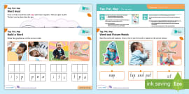 2a Tap, Pat, Nap: Resource Pack - Twinkl Rhino Readers