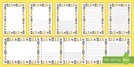 FREE! - Punctuation Characters Page Borders (teacher made)