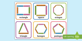 2D Shapes Posters (teacher made)