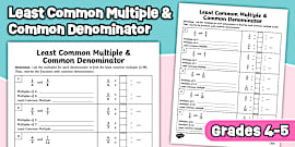 Adding and Subtracting Fractions With Unlike Denominators