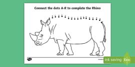 Letter Dot to Dot R Activity Sheets - Templates - Twinkl