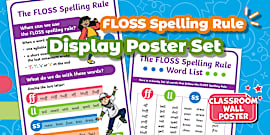 Floss Rule Poster for Phonics | ELA | Twinkl USA