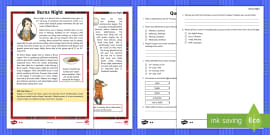 Burns Night Scotland Map Activity