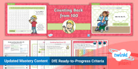 Year 1 Maths Count To and Across 100 Lesson Ideas Resource Pack