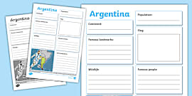 Argentina Word Search, Argentina Wordsearch, Argentina