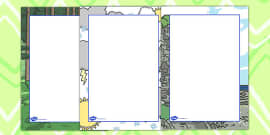 EYLF Geography Page Border Pack (teacher made)
