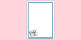 FREE! - Navy Blue Page Border - Primary Resources - Twinkl