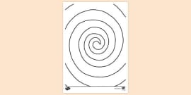 KS1 Swirl Template Worksheet / Worksheet