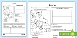 KS2 Ukraine Differentiated Reading Comprehension Activity