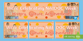 NAIDOC Week Themed Lettering Pack (teacher made)