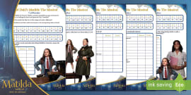 FREE! - Matilda Colouring Page | Roald Dahl's Matilda The Musical