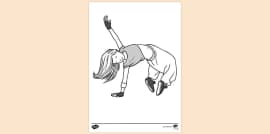 FREE! - Tuvalu Female Dancers Colouring | Colouring Sheets