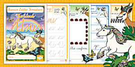 Grade 3 England Cursive Letter Formation Workbook - Rr (CAPS)