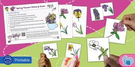 Spring Flowers Flashcards (teacher made)