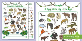 Food Themed I Spy With My Little Eye Activity (teacher made)