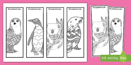Printable Bookmarks to Colour in - Mindfulness