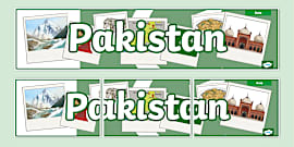 KS1 Pakistan Fact Cards (teacher made) - Twinkl