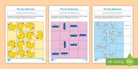 Identifying and Describing Half and Quarter Turns Year 2 Worksheets