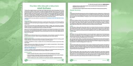 Mountain Trek KS2 Descriptive Writing Activity (The Man Who Bought a ...