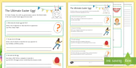 GCSE The Ultimate Easter Egg Worksheet / Worksheet - Twinkl