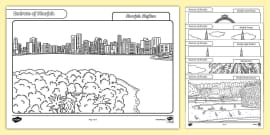 UAE Emirates Colouring Sheets (Teacher-Made) - Twinkl