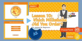 ESL Curriculum Level 6, Lesson 1 (Teacher-Made) - Twinkl