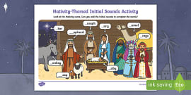 Nativity Phase 2 Initial Sounds Activity (teacher made)