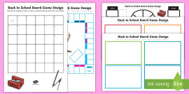 Back to School Activity Matrix Sheet - Primary Resources